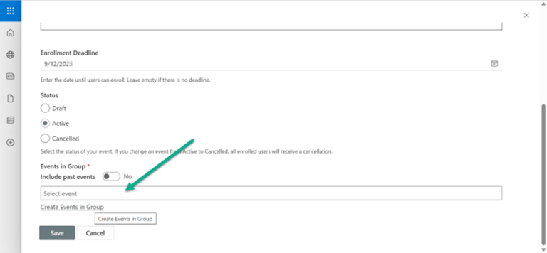 One click enrollment for multiple events on SharePoint