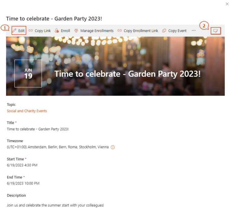 E-mail and Outlook calendar notification SharePoint