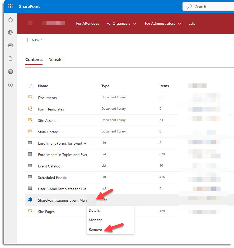 How to Remove the SharePoint|sapiens App from your SharePoint Site ...