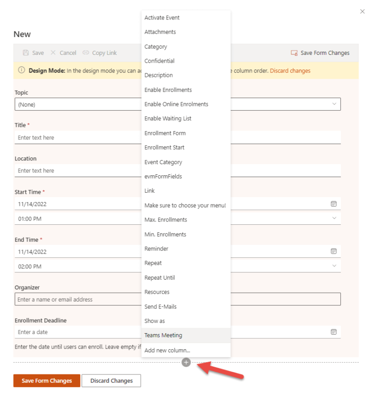 How to: Create a MS Teams meeting in your SharePoint Event Form - SharePoint|sapiens