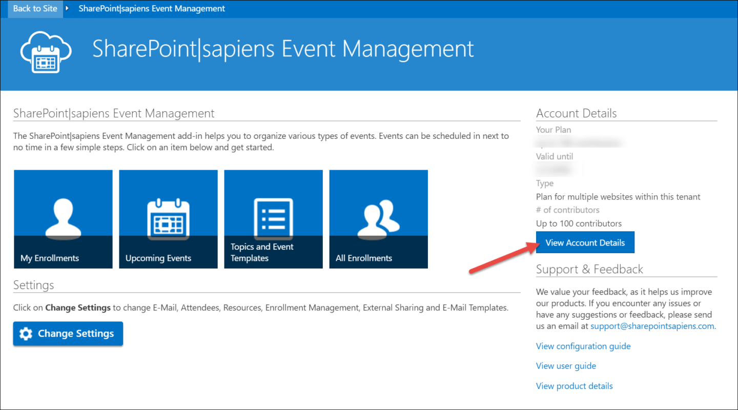 Update your Card Information - SharePoint|sapiens